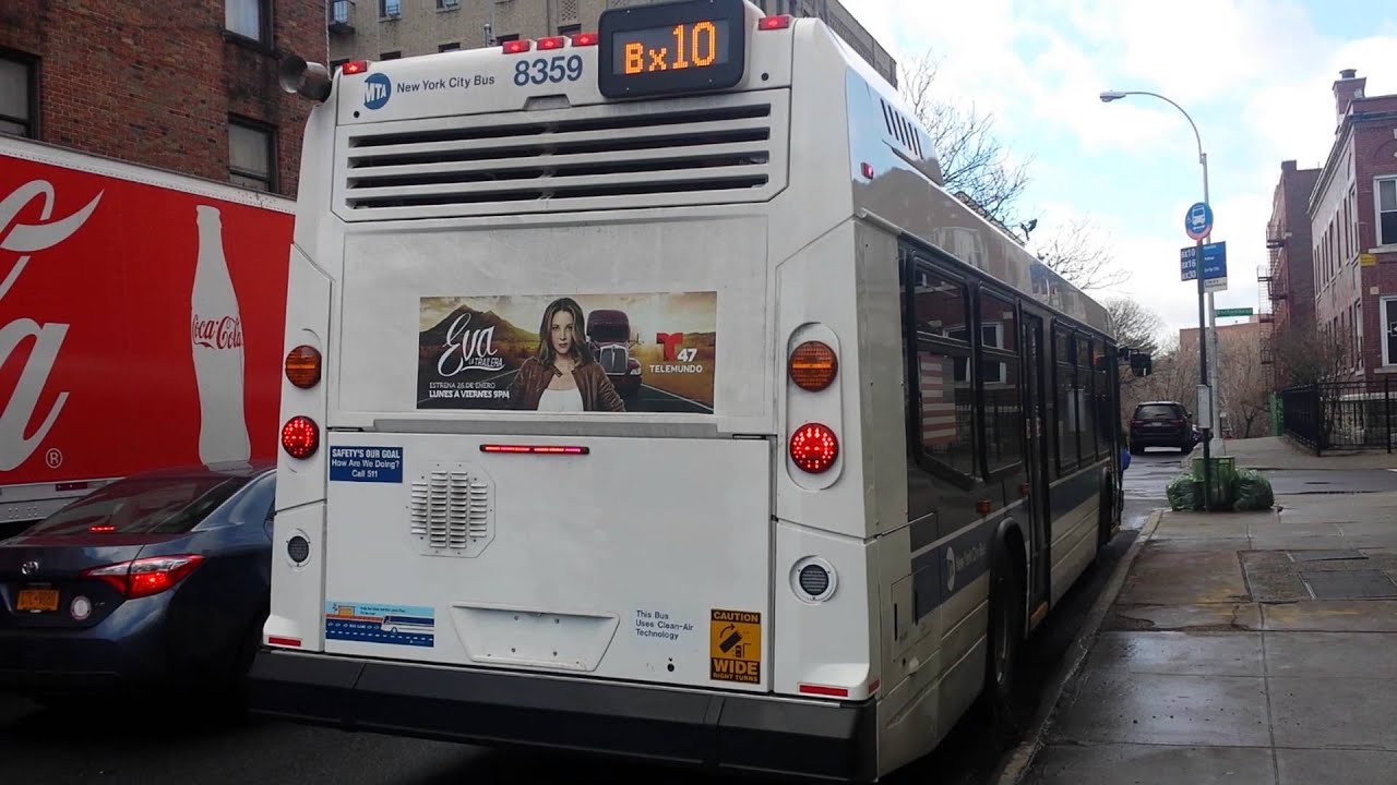MTA New York City Bus: 2015 Nova Bus LFS [#8359] Bx10 Bus @ East 206th ...