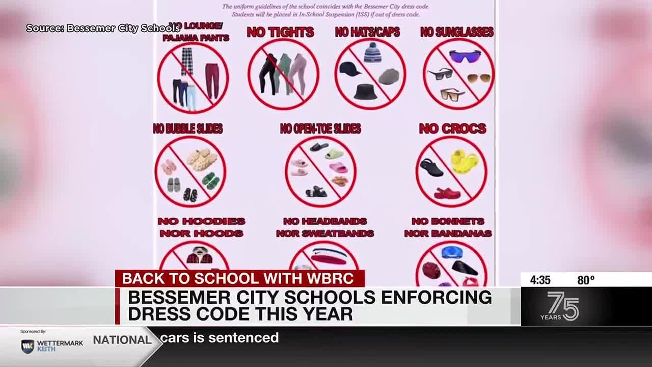 Bessemer City Schools enforcing dress code this school year - YouTube