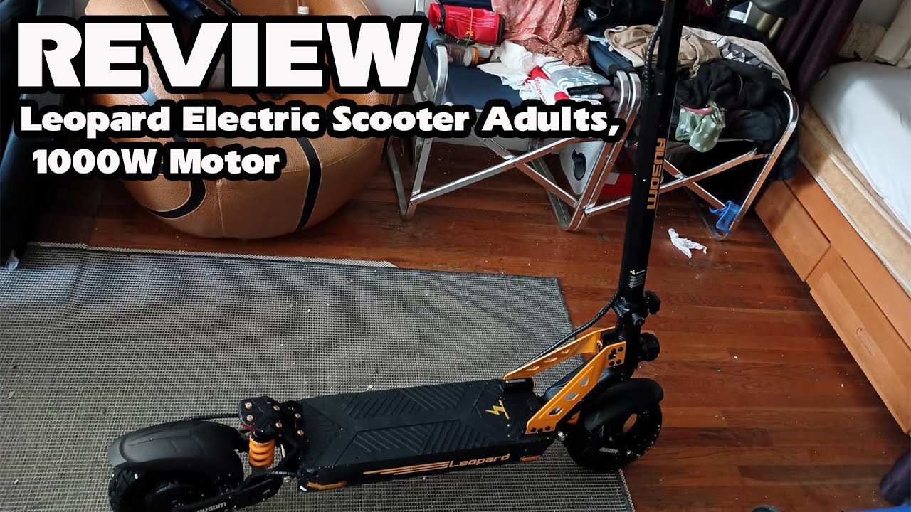 Ausom Leopard 1000W Electric Scooter REVIEW-Robert - YouTube