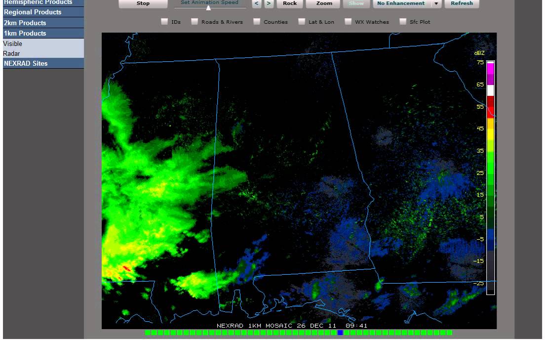 12/26/11 Crazy Radar in the Southeast - YouTube