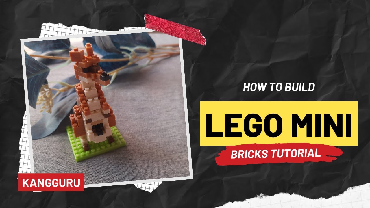 how to build KANGAROO ANIMAL FROM MINI LEGO || cara merakit hewan ...