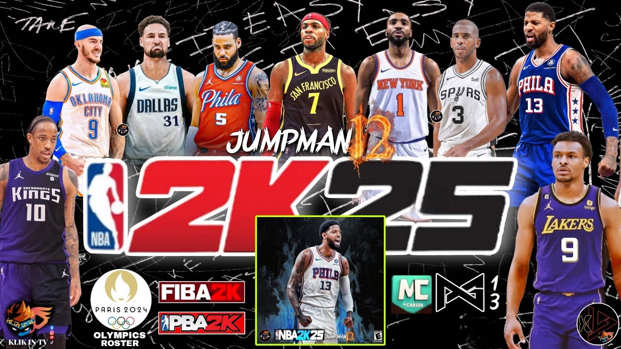 NBA2K25 JUMP12 🔴 NBA DRAFT 2024 NEW ROOKIES + NEW SIGN & TRADE | PARIS ...