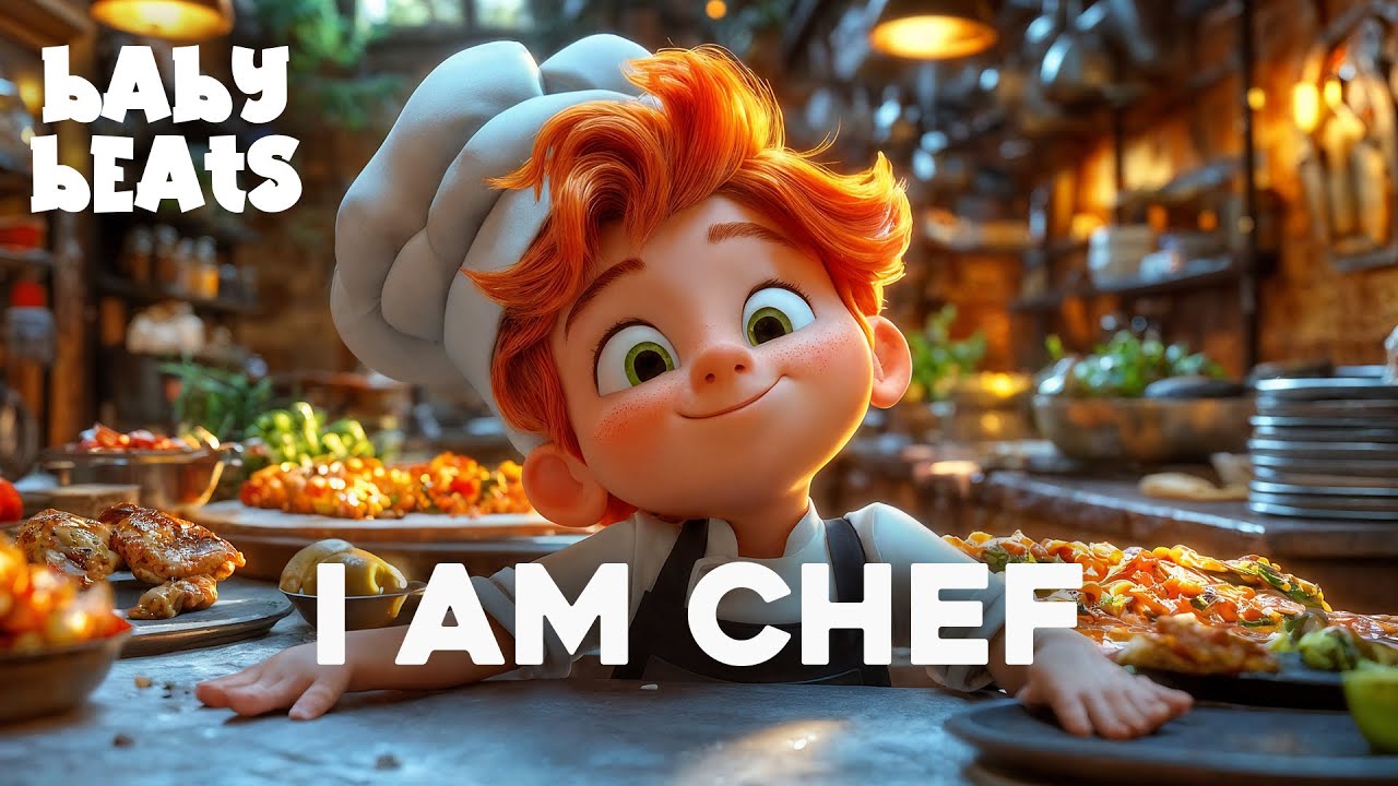 I Am A Chef | 3D Song for Kids | Educational AI Video - YouTube