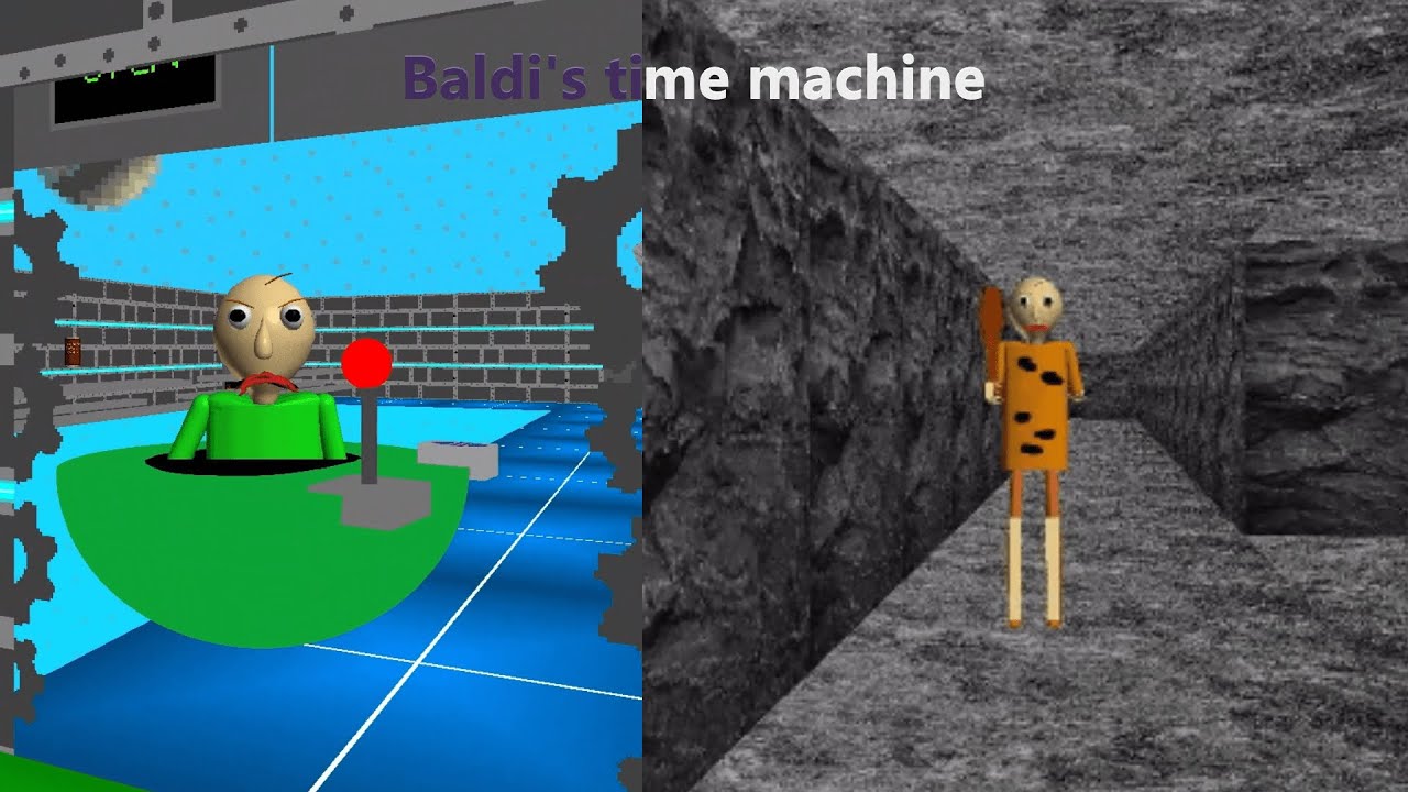 Baldi's time machine (baldi's basics mod) - YouTube