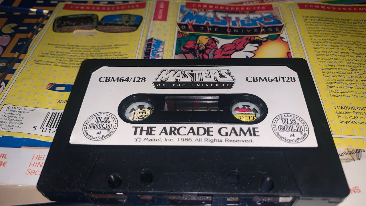 Commodore 64 Masters of the Universe The Arcade Game By U.S. Gold or ...