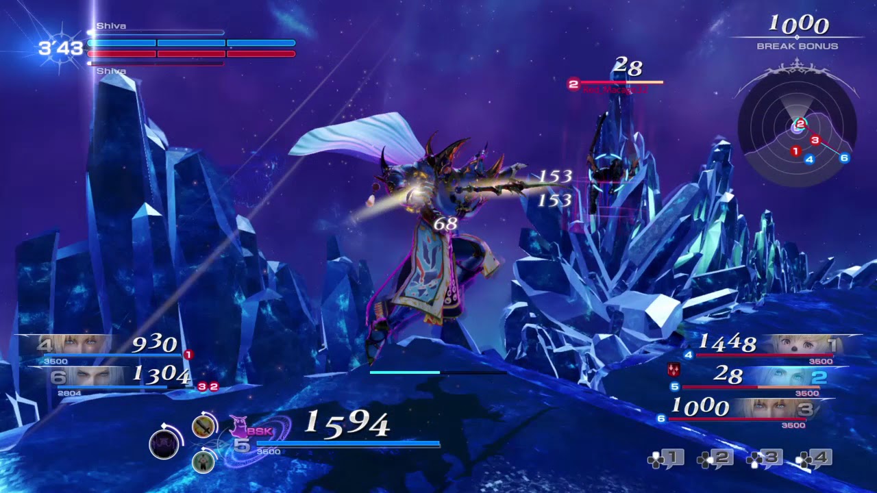 DISSIDIA FINAL FANTASY NT Open Beta Test Exdeath Gameplay - YouTube