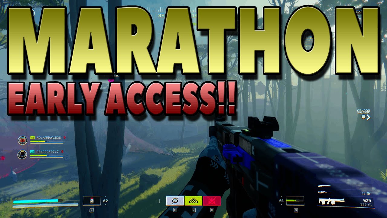 MARATHON CLOSED ALPHA GAMEPLAY!! - YouTube