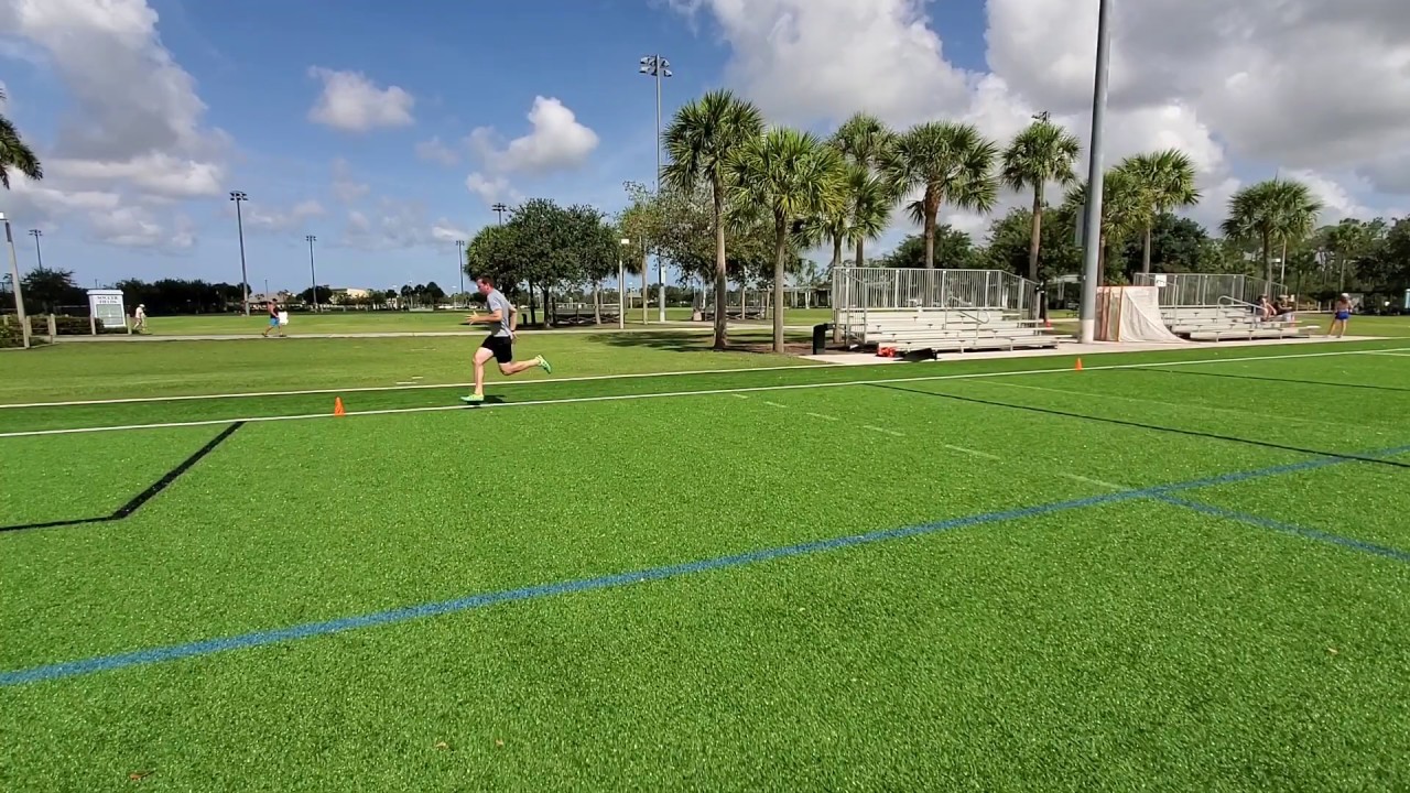 15 Yard Sprint - 3 Point Stance - YouTube