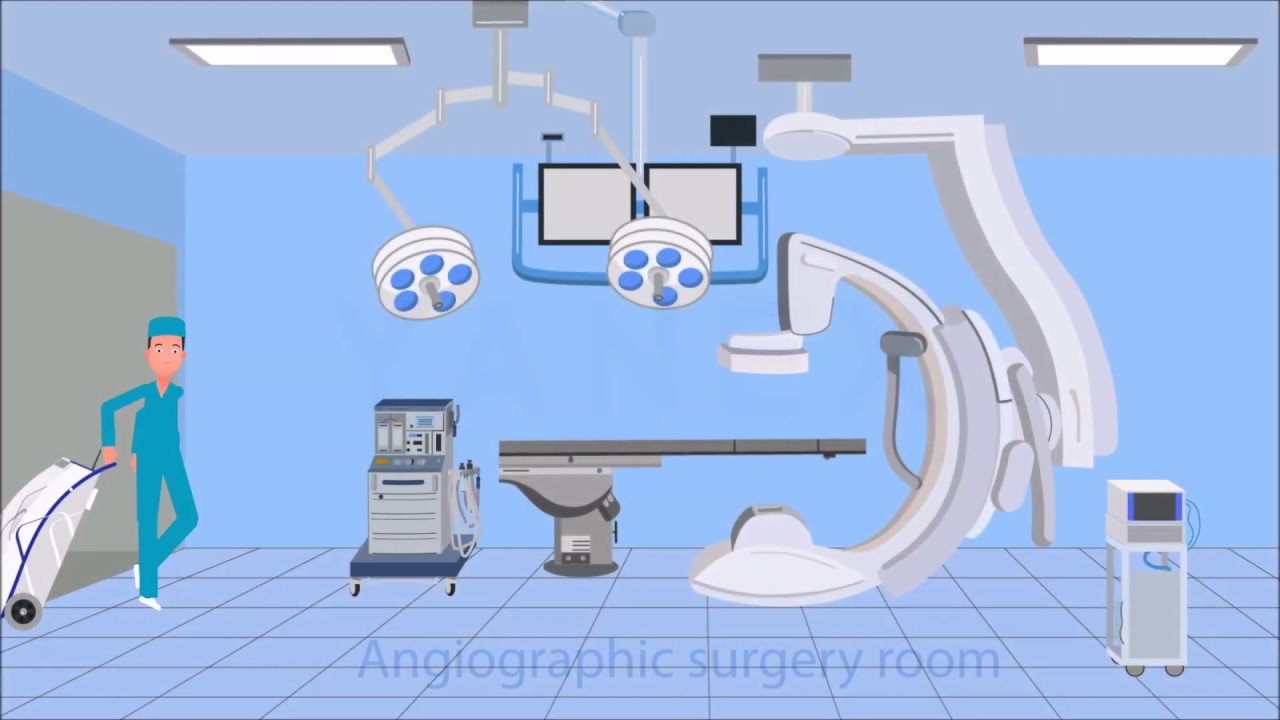 How an angiographic surgery room is disinfected by the mobile pulsed ...