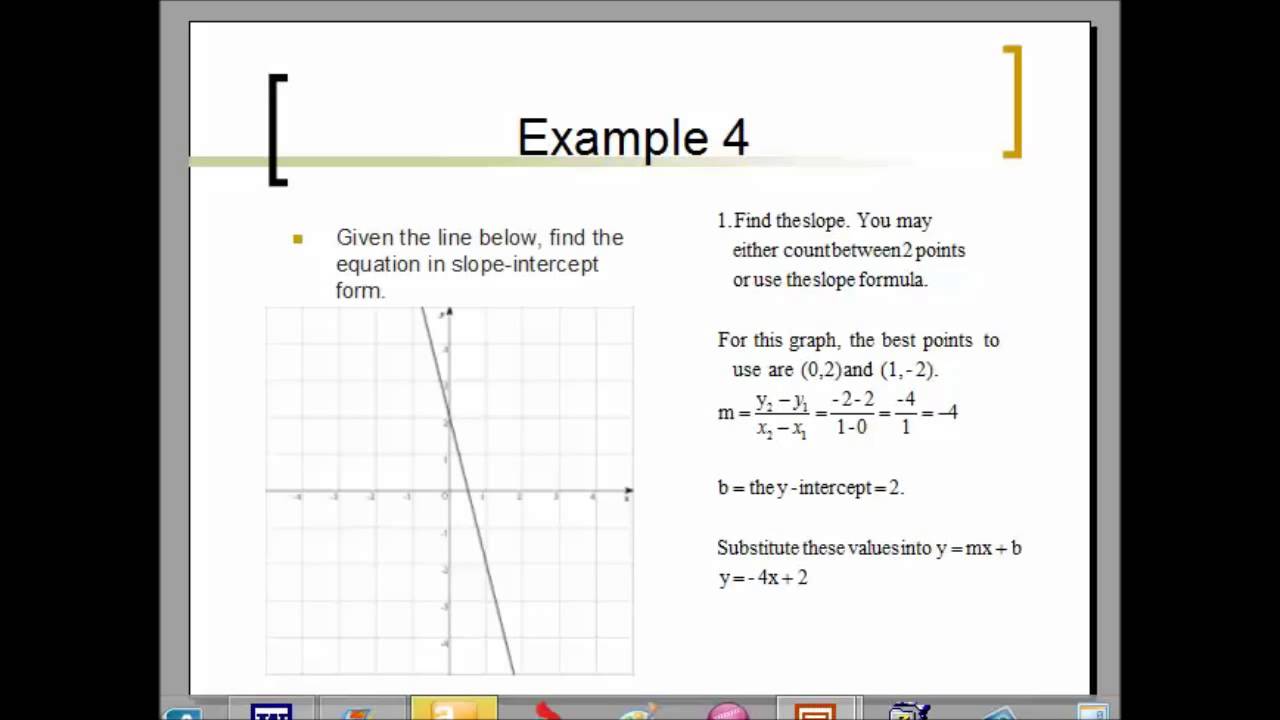 Free SAT Math Lessons: Lines in Slope-Intercept Form - YouTube