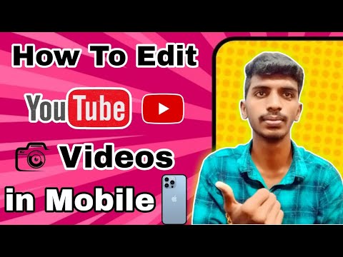 How to edit for YouTube videos in mobile | inshot app editing tutorial | Vasanth Tech - YouTube