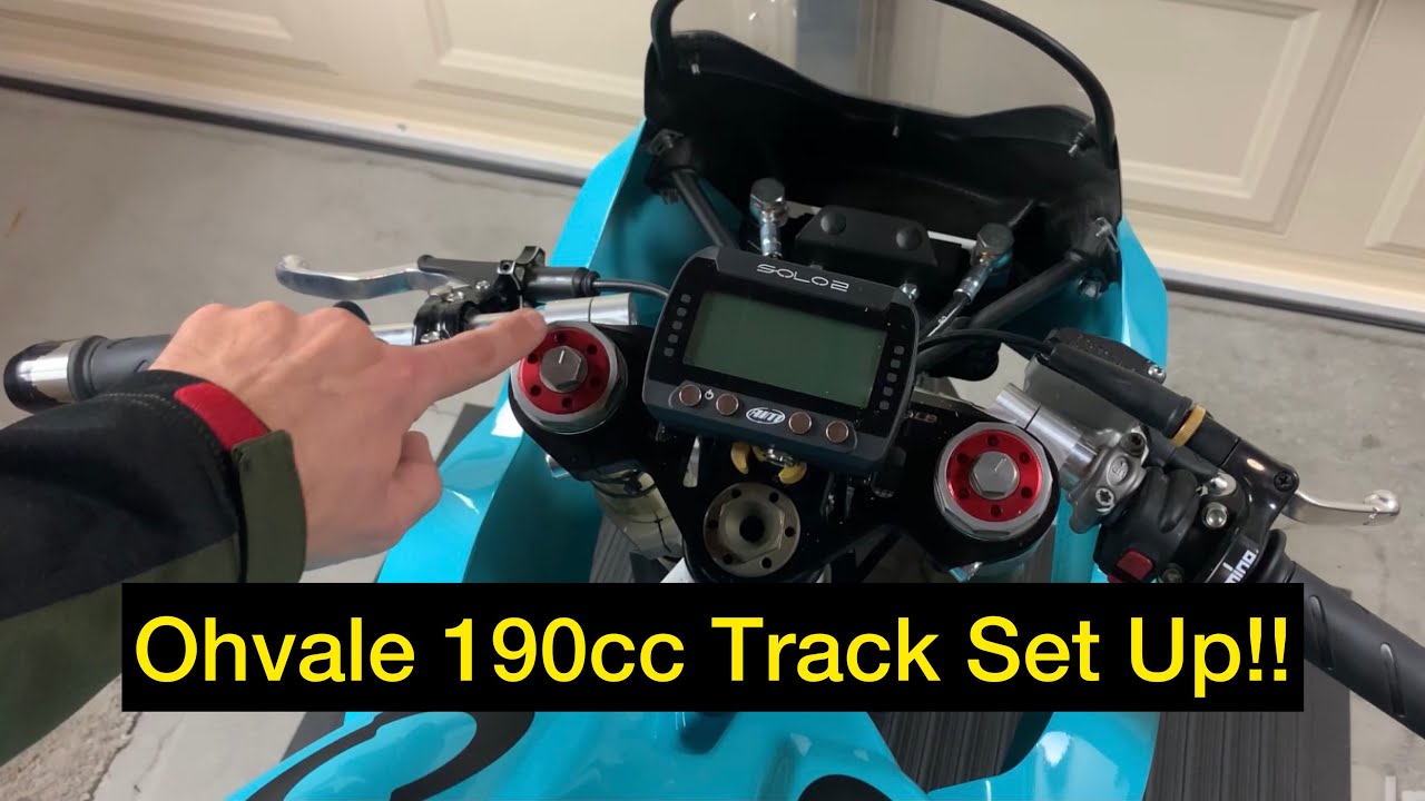 Ohvale GP-0 190cc TRACK SET UP!! - YouTube