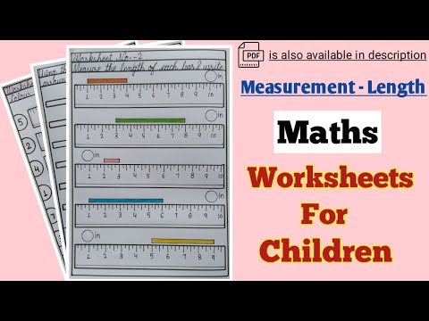 Maths Worksheets For Children | Measurement - Maths Worksheet ...