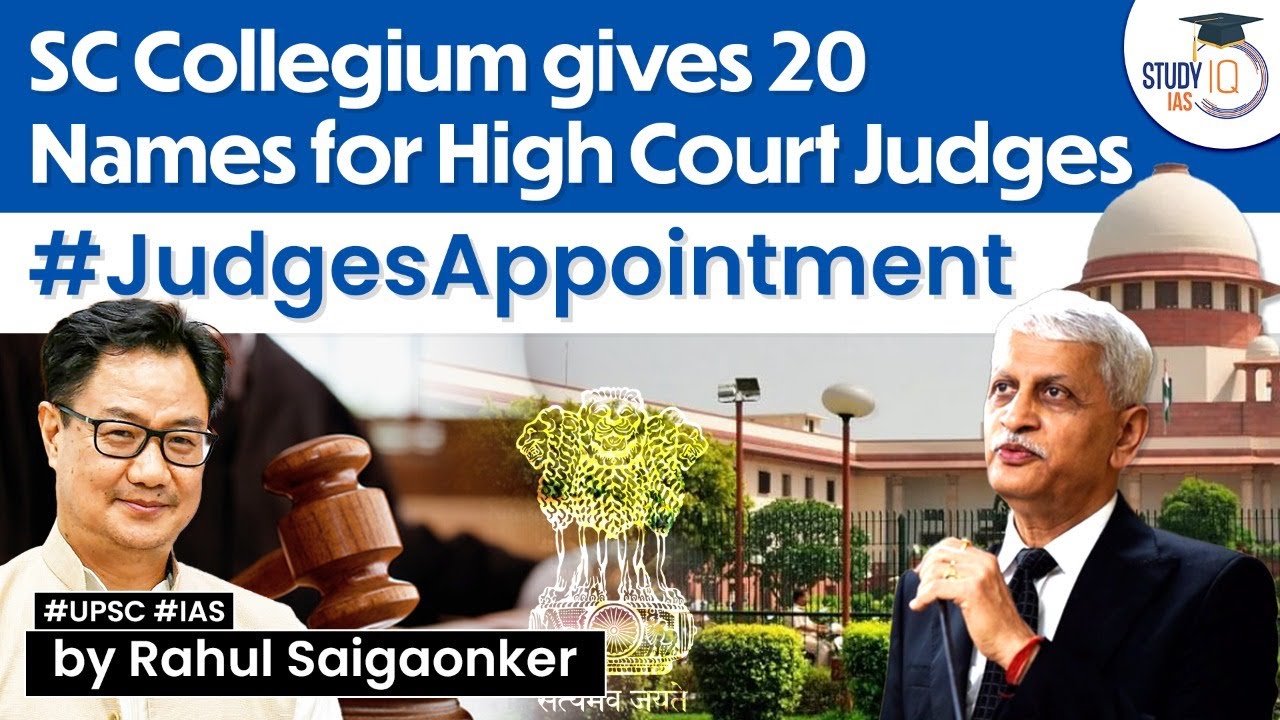 Supreme Court Collegium forwards 20 names to be appointed as High court ...