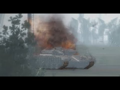 Chernarussian Army T64BV blows up ChDKZ T64BV, 2012 - YouTube