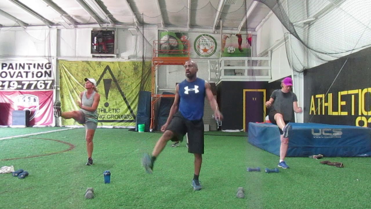 HIIT 12 ROUND WORKOUT WITH 8 LB WEIGHTS!!! - YouTube