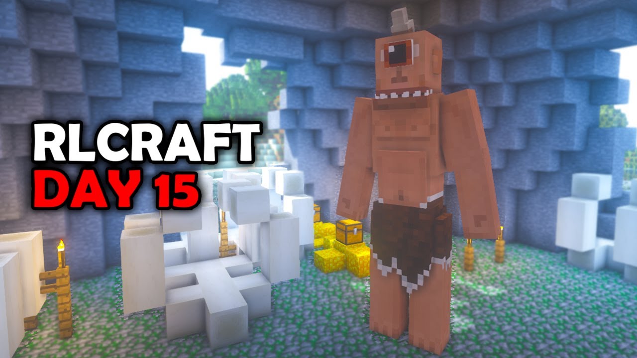 I Found a CYCLOPS In RLCraft | Telugu | Day 15 - YouTube