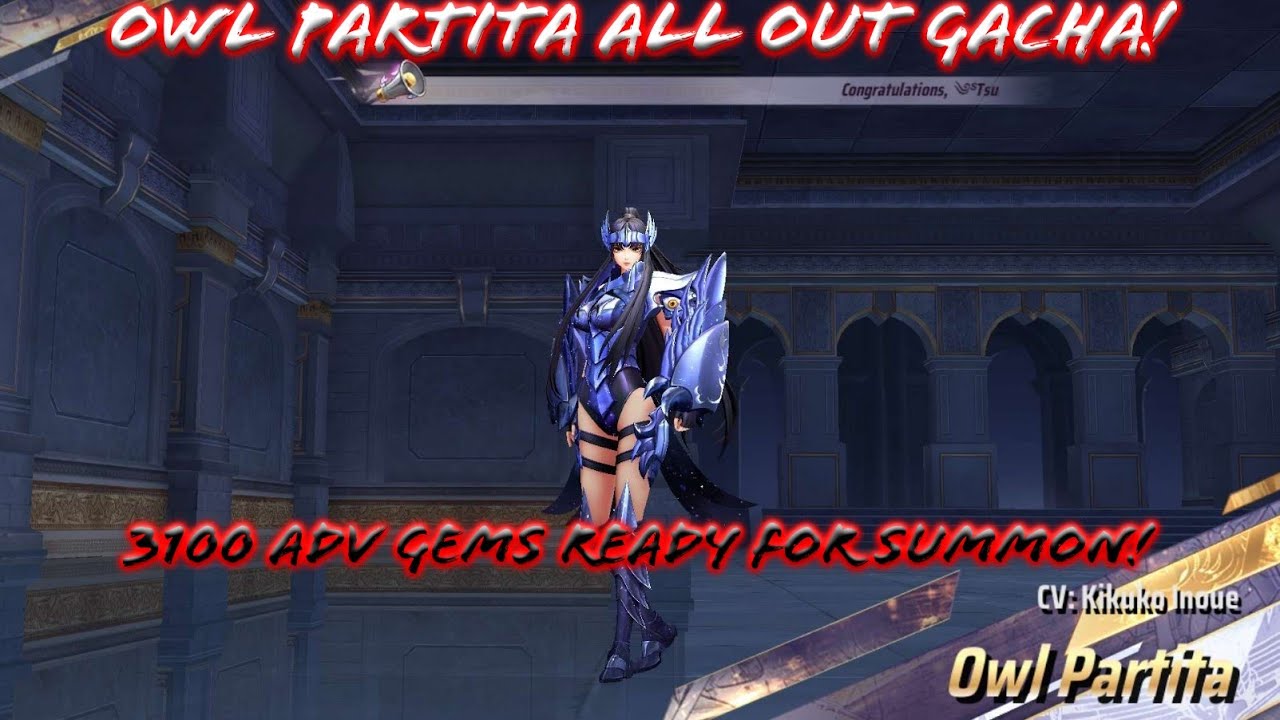 Saint Seiya: Awakening (KOTZ) - Owl Partita All Out Gacha! 3100+ Adv ...