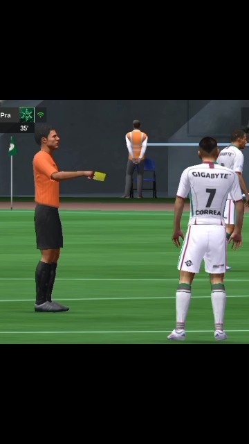 Received a yellow card for a head injury in the 35th minute ☠️😔# ...