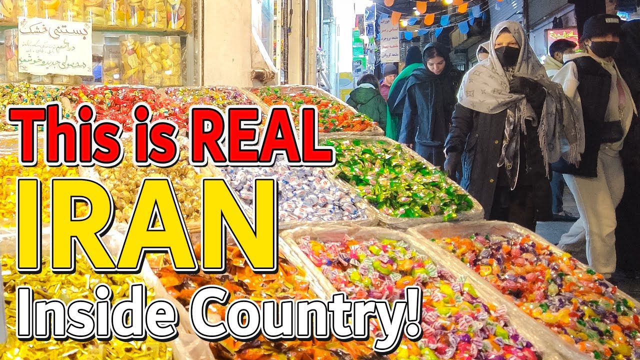 This is real IRAN- Inside Country - Walking Tour in north of Tehran 4k ...