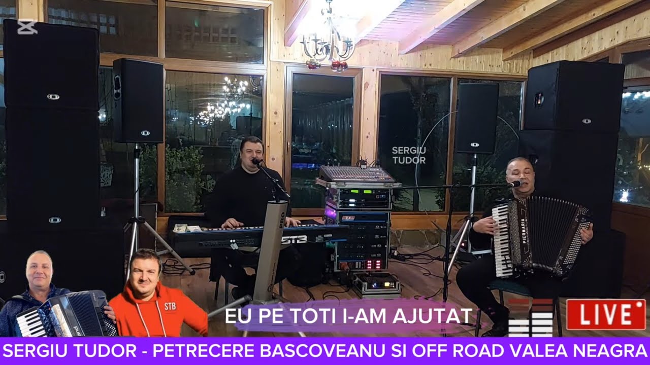 EU PE TOTI I-AM AJUTAT ... SERGIU TUDOR LIVE PENTRU BASCOVEANU SI OFF ...