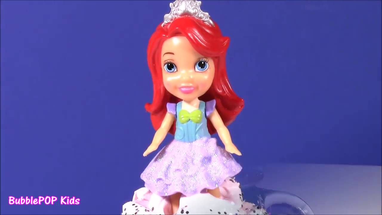 DIY Disney Princess ARIEL Glitter SLIME Make Your Own Squishy Putty ...