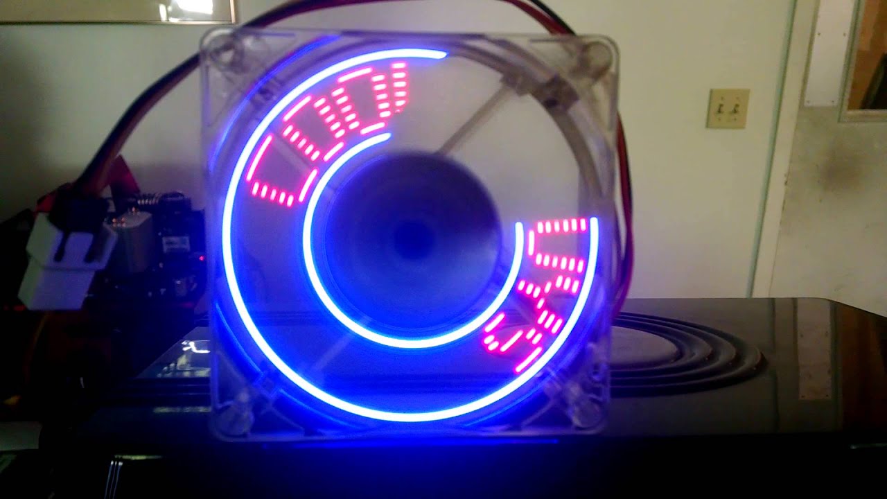 The Cooljag Programmable Mini-LED Flash Fan 80 x 25mm EF4-80 - YouTube
