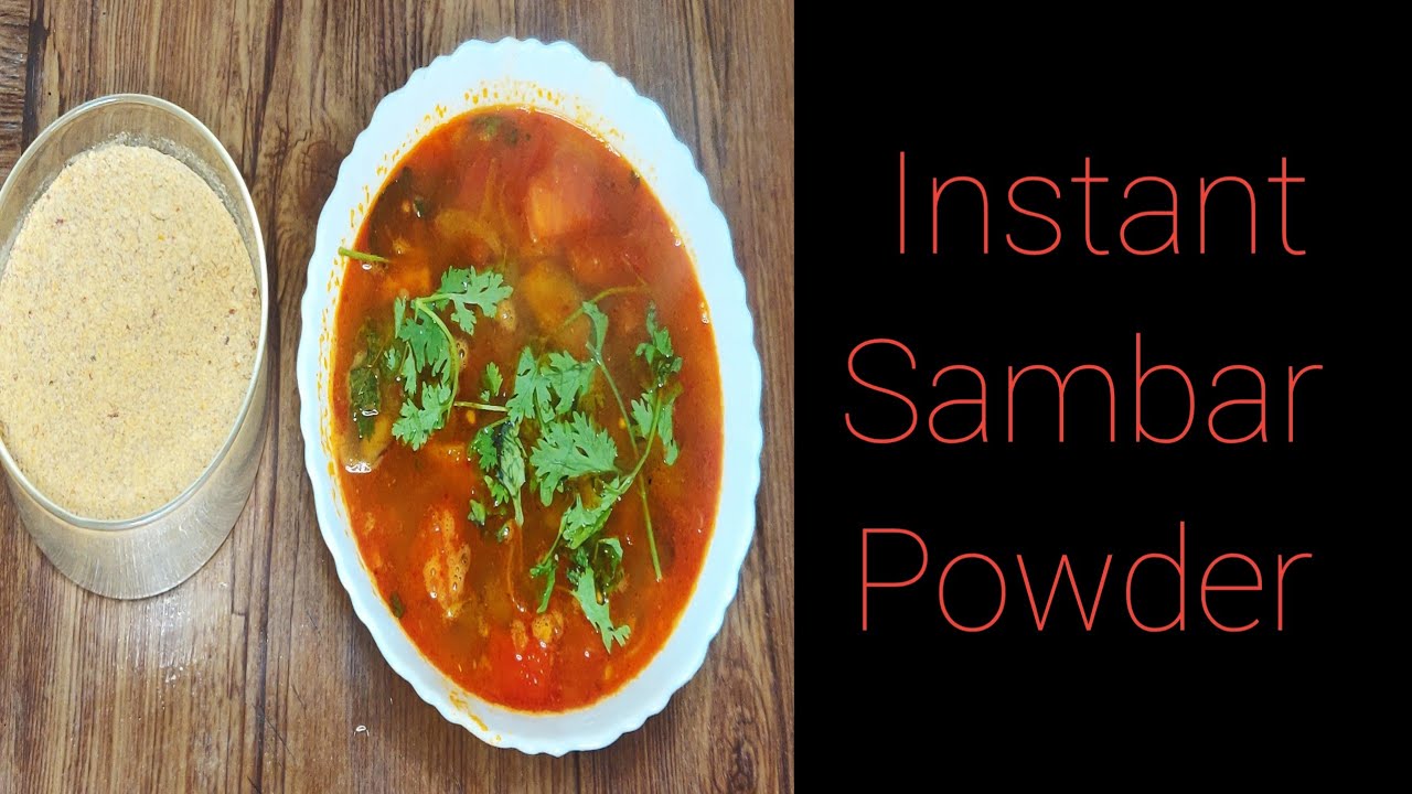 How to prepare sambar powder at home with and sambar l Home Recipes ...