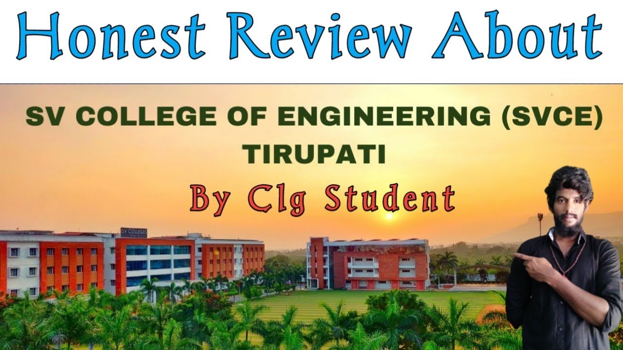 "Is SVCE Really the Best Engineering College? Our Honest Review 🎓 ...