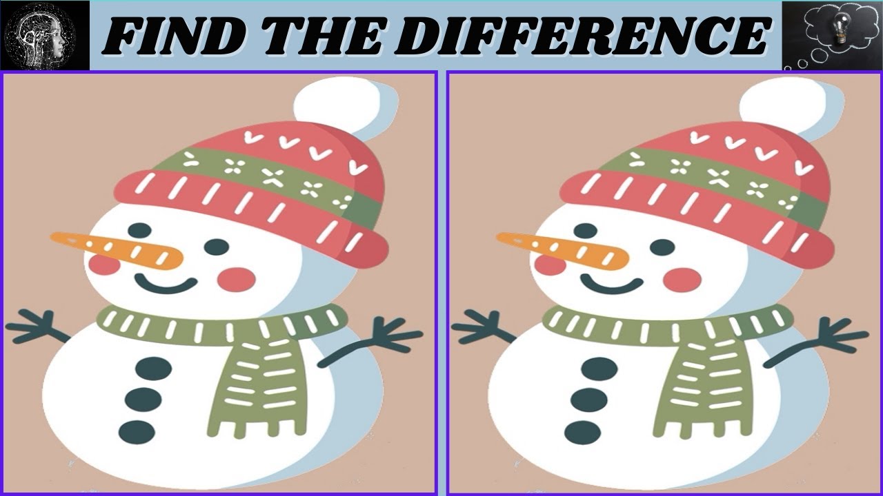 Mind Sharpening Challenge: Find the Difference Game [Spot the ...