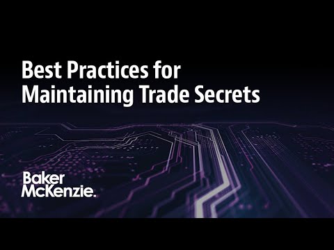 Best Practices for Maintaining Trade Secrets - YouTube