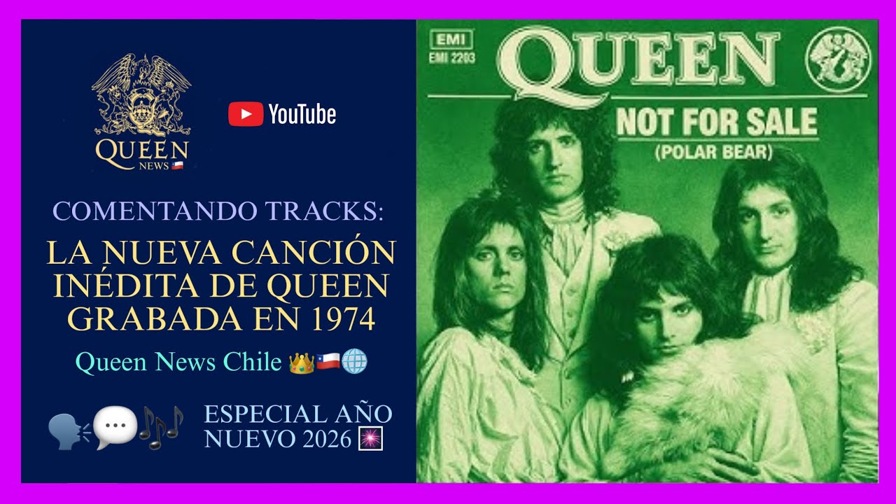 COMENTANDO TRACKS: La NUEVA CANCIÓN INÉDITA de QUEEN grabada en 1974 💬 ...