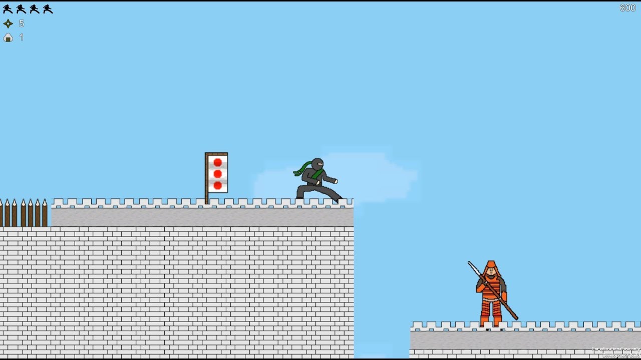 Unity - 2D Ninja Platformer Game (Gameplay) - YouTube