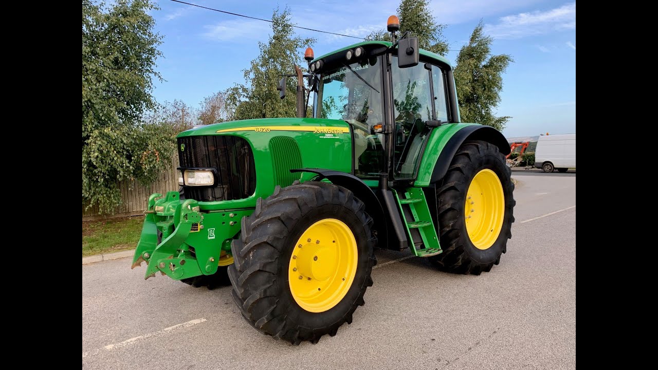 John Deere 6620 Tractor walk around video - YouTube