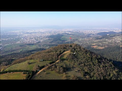Bursa Bayraklı Şehit Er Fırla Dede Tepesi Drone Çekim - Bursa Videoları - Bursa Drone Video - Drone