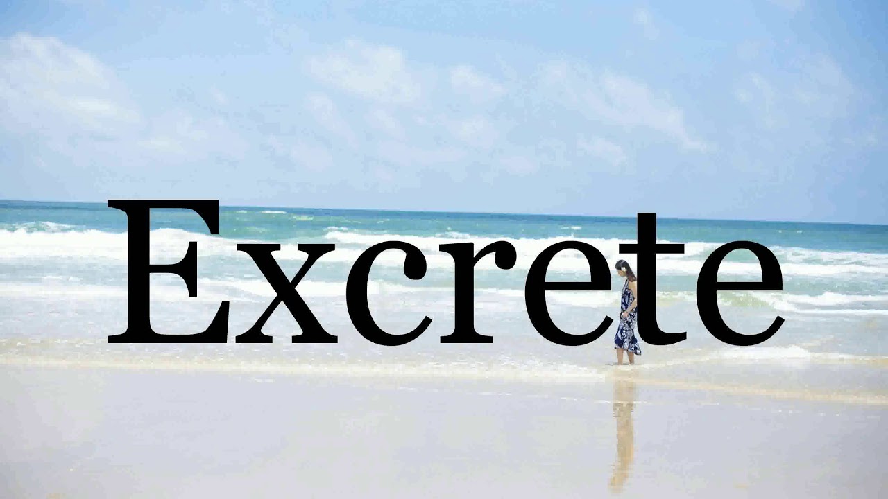 How To Pronounce Excrete🌈🌈🌈🌈🌈🌈Pronunciation Of Excrete - YouTube