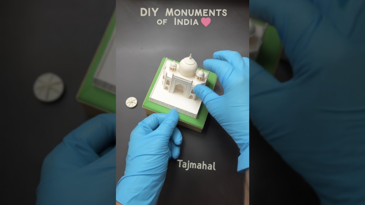 💚🤍 DIY ️ TAJ MAHAL ️ Model - YouTube