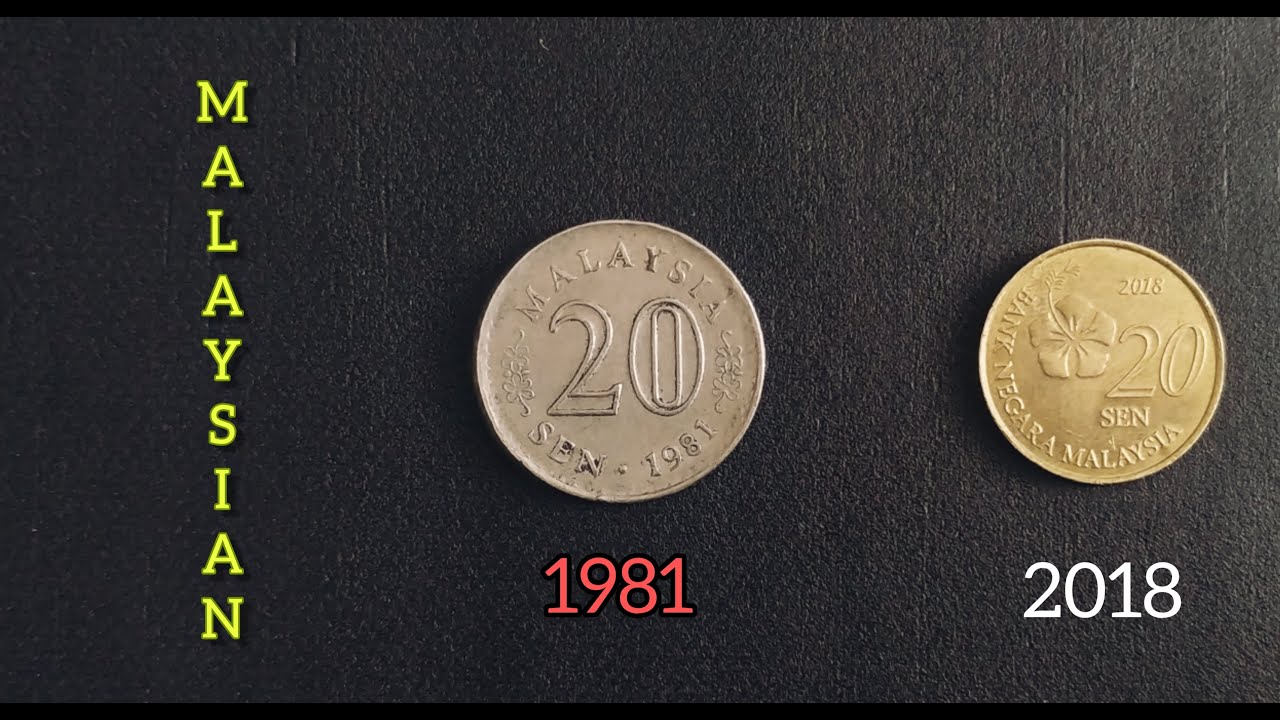 Malaysian 🇲🇾 20 Sen Coin From 1981 2018 - YouTube