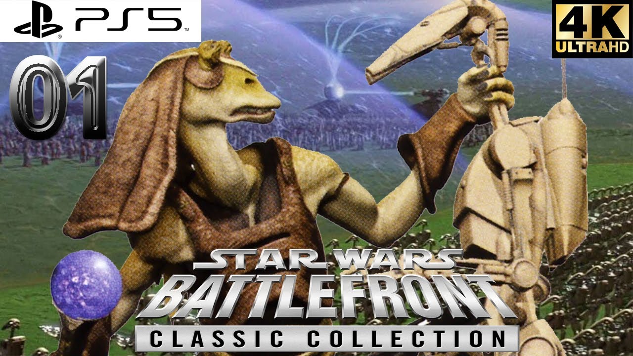 Star Wars Battlefront (2004) Campaign Part 1 The Battle of Naboo (PS5 ...