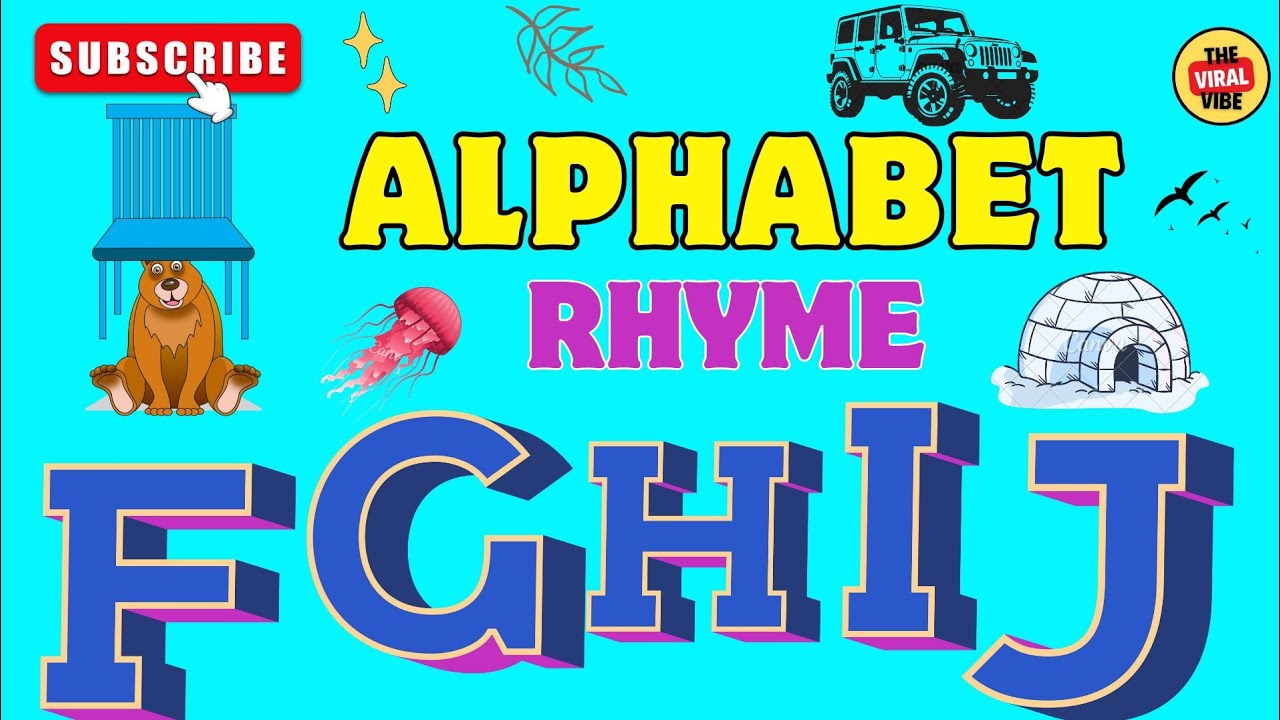 FGHIJ Alphabet Rhyme | Alphabet Rhyme | #alphabet #abcd #rhymes #fun # ...