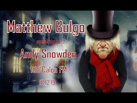 Theatre Clwyd's 'A Christmas Carol' Star Matthew Bulgo speaking to Andy ...