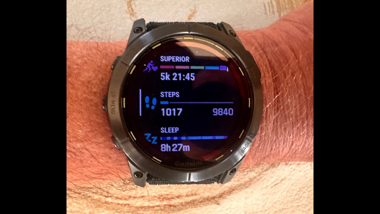 Garmin Enduro 2 Widgets View - YouTube