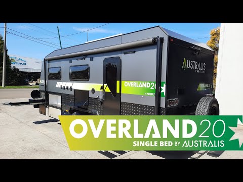 Overland 20ft (Single Bed) Couples Caravan External Overview