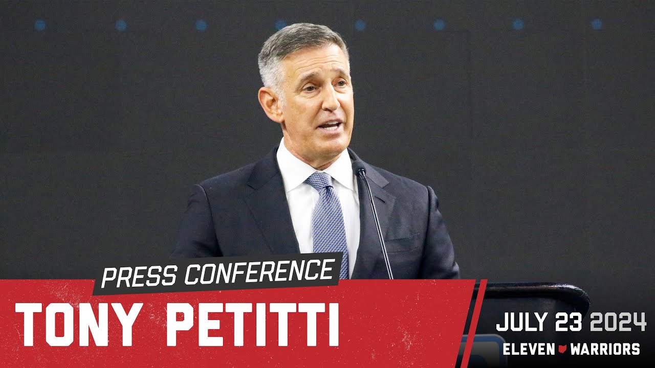 Big Ten commissioner Tony Petitti says conference is “focused on the 18 ...