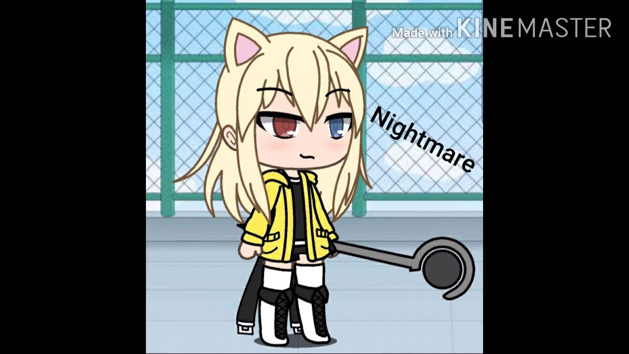 I made mousse and nightmare in gacha life - YouTube