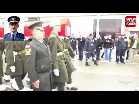 Samsun şehidini karşılıyor: Emre Altıok memleketinde