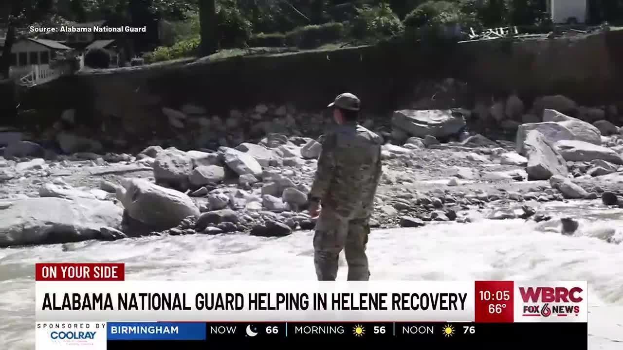 Alabama National Guard helping in Hurricane Helene recovery - YouTube