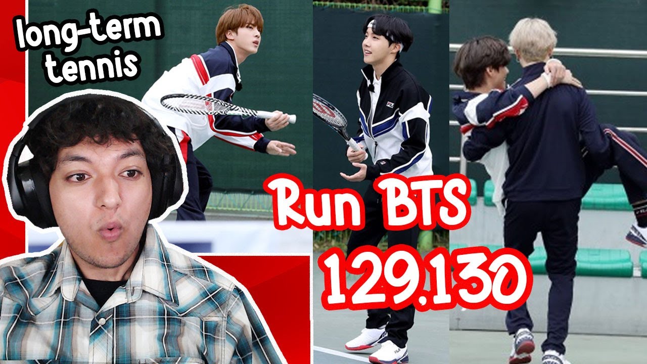 BTS Long-Term Tennis Project - Run BTS 129 130 Reaction - YouTube