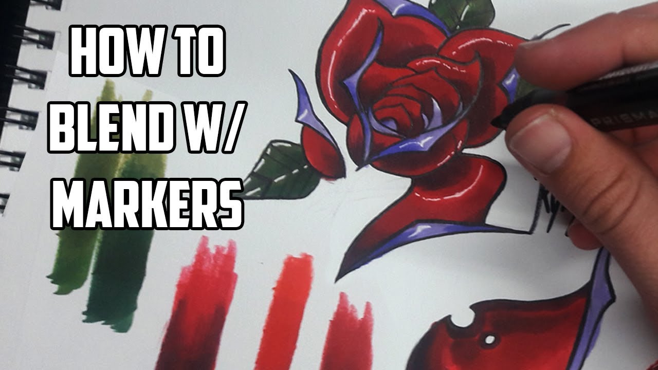How To Blend With Art Markers - Demystified - MARKER TUTORIAL - YouTube