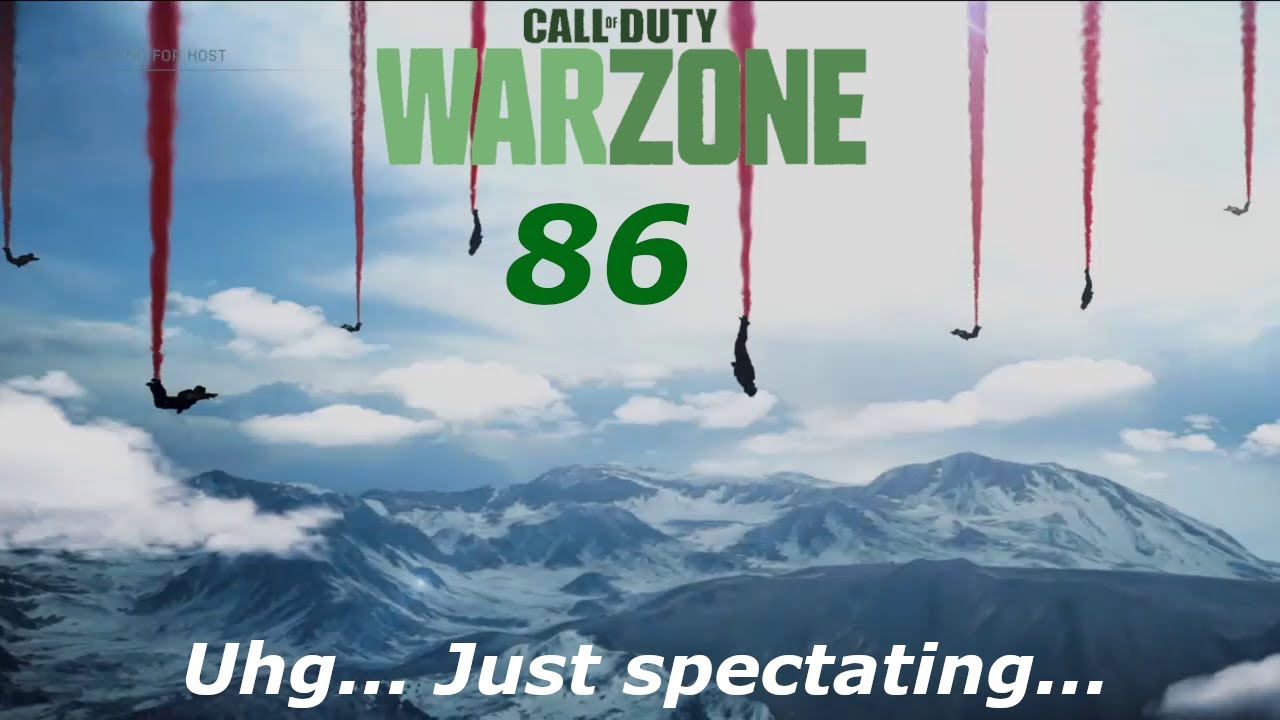 Cod Warzone 086 - Just Spectating - YouTube